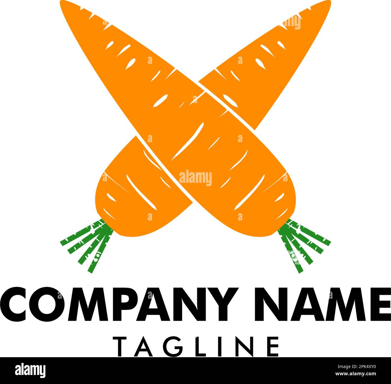 Carrot Logo Design Vector Template Stock Vector Image & Art - Alamy