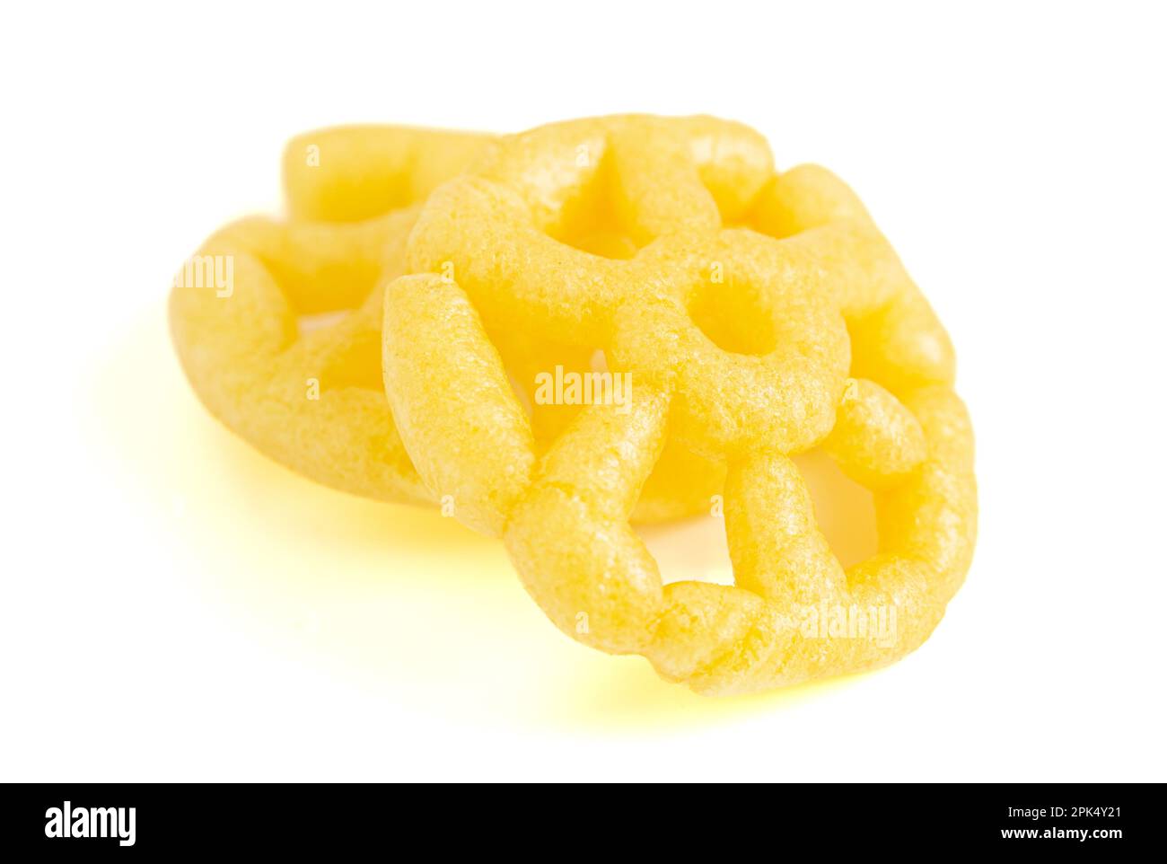 A Pair of Wheel Fryums Isolated on a White Background Stock Photo - Alamy