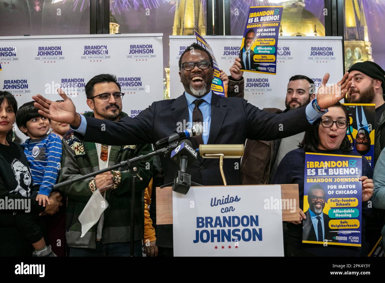 Brandon johnson progressive hi-res stock photography and images - Alamy