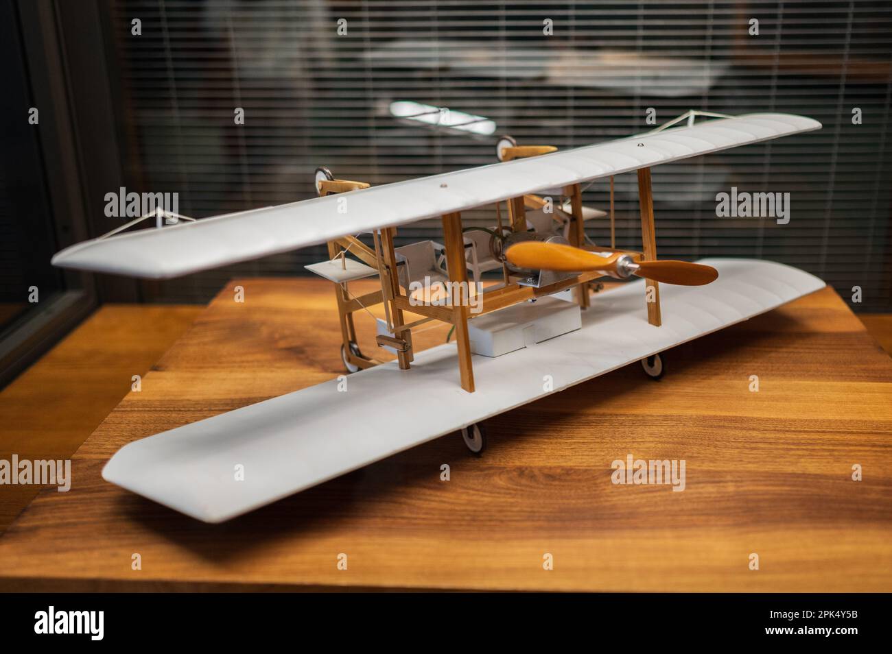 Model of vertical take-off and descent aircraft. 'Nikola Tesla, the ...