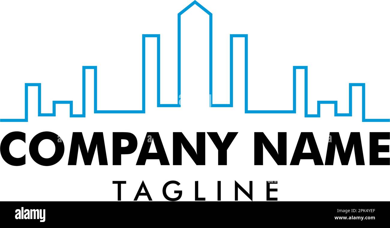 Town Logo Template Design Vector Stock Vector Image & Art - Alamy