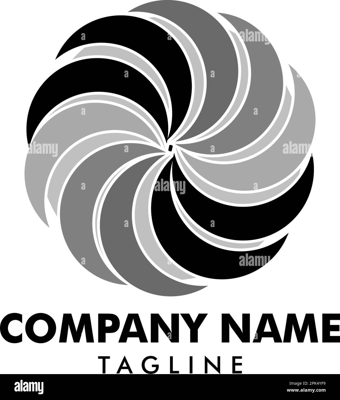 Vortex Vector Illustration Icon Logo Template Design Stock Vector Image ...