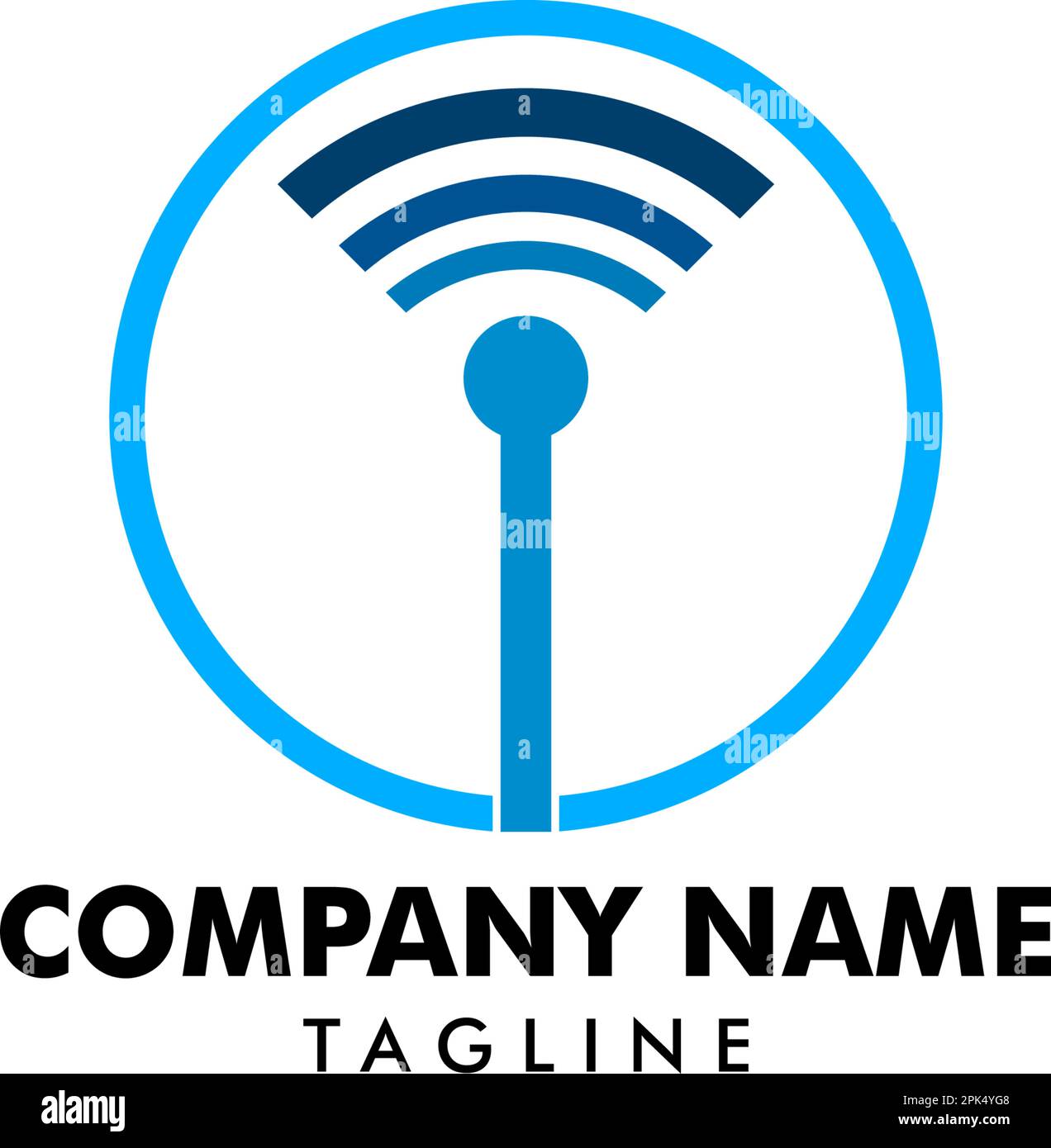 Wifi logo icon connection symbol vector Stock Vector Image & Art - Alamy