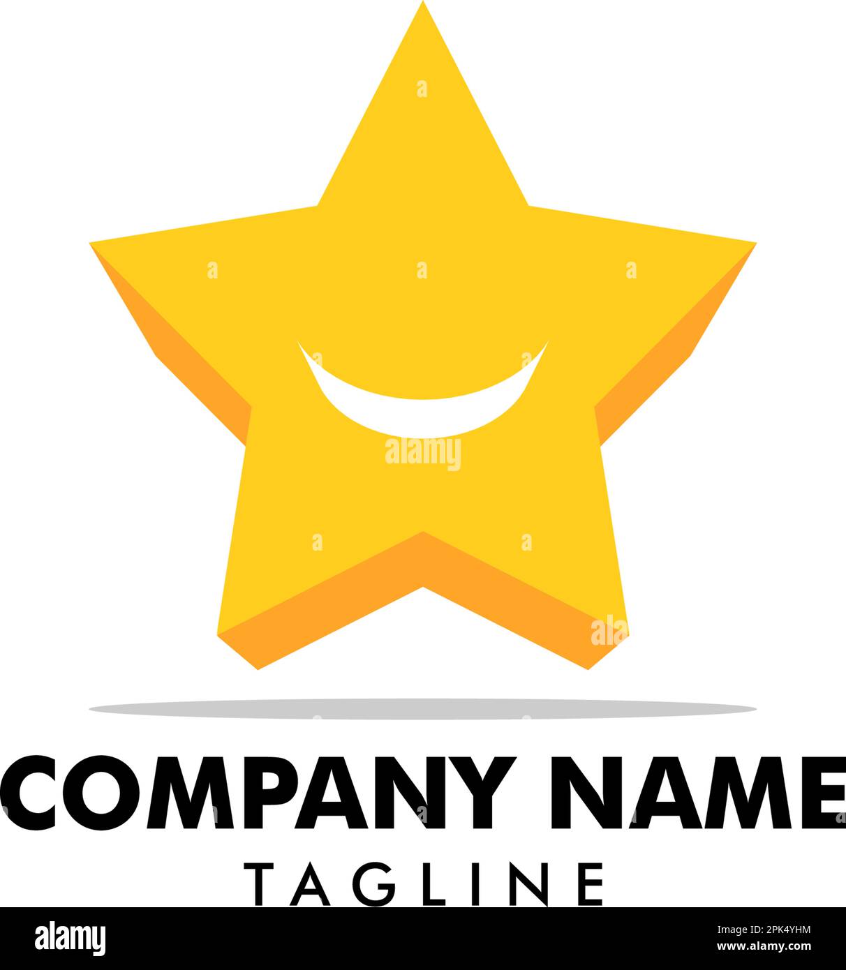 Star Smile Logo Design Element Stock Vector Image & Art - Alamy