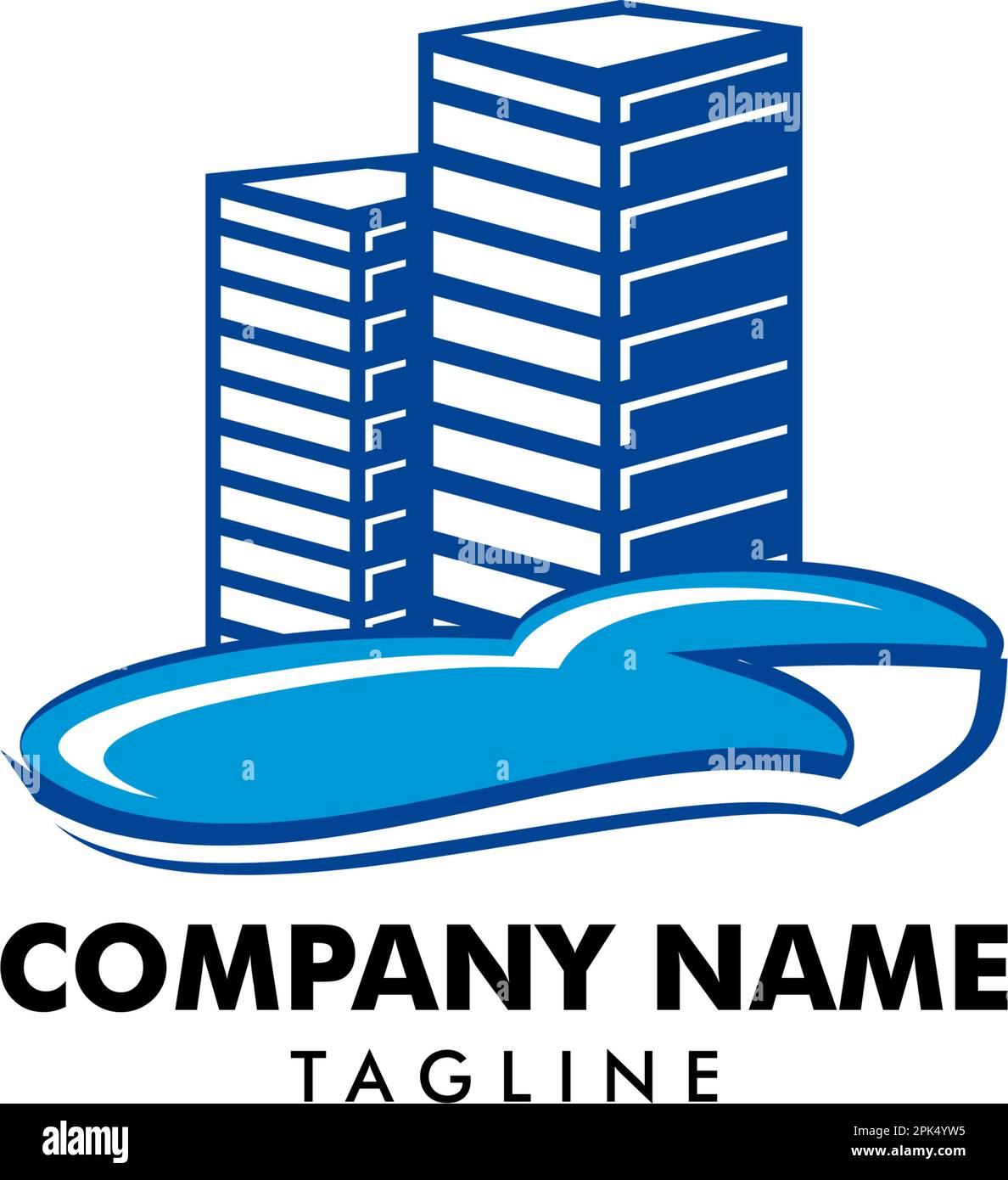 Town Logo Template Design Vector Stock Vector Image & Art - Alamy