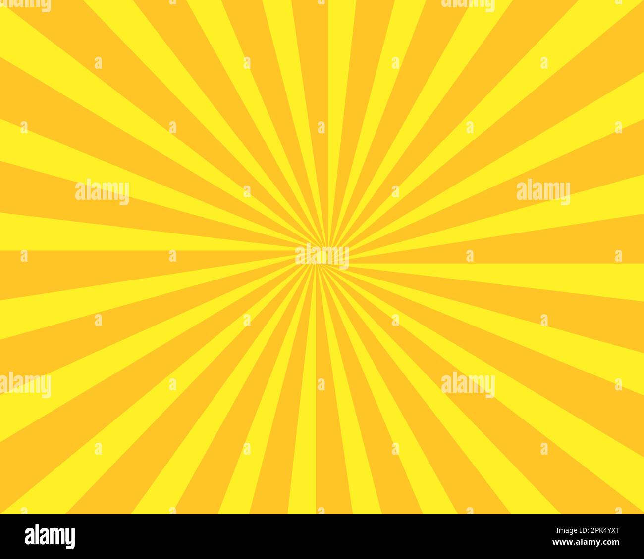Sunburst yellow background vector illustration Stock Vector Image & Art ...