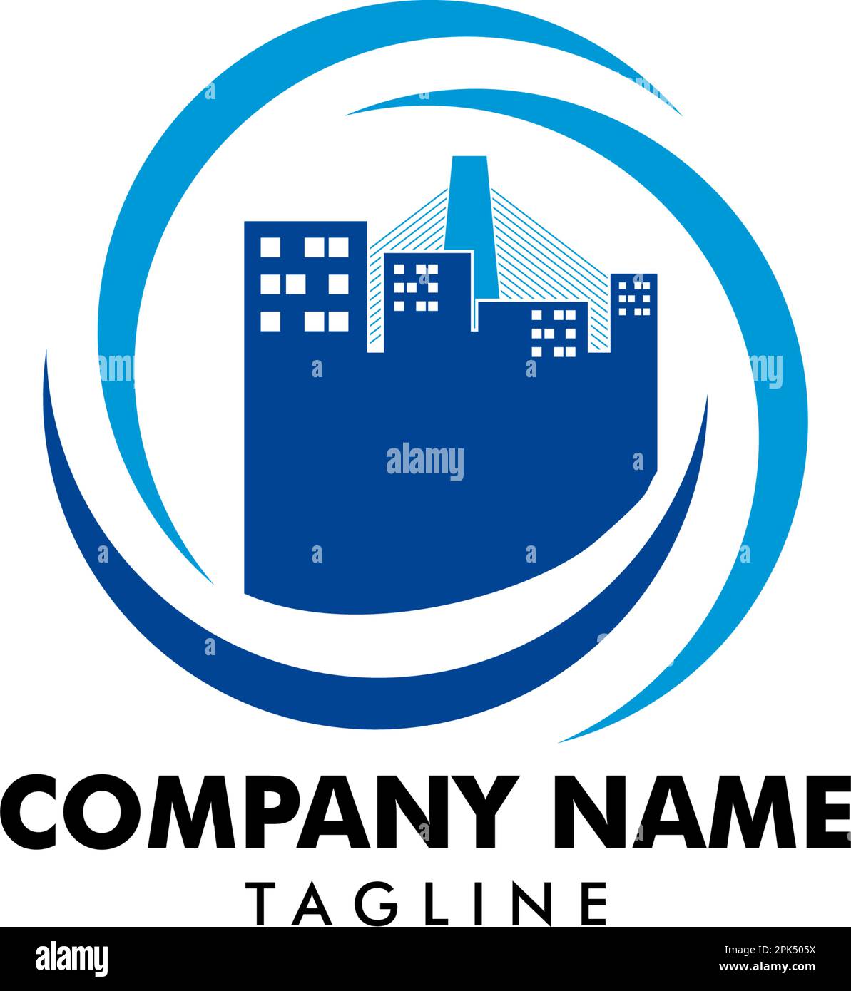 Town Logo Template Design Vector Stock Vector Image & Art - Alamy