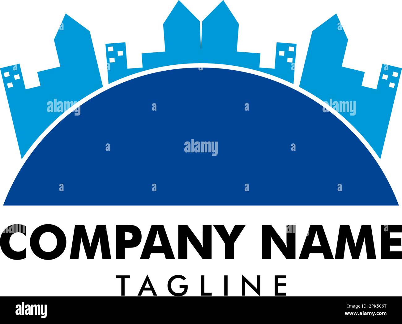 Town Logo Template Design Vector Stock Vector Image & Art - Alamy