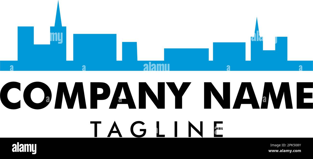 Town Logo Template Design Vector Stock Vector Image & Art - Alamy