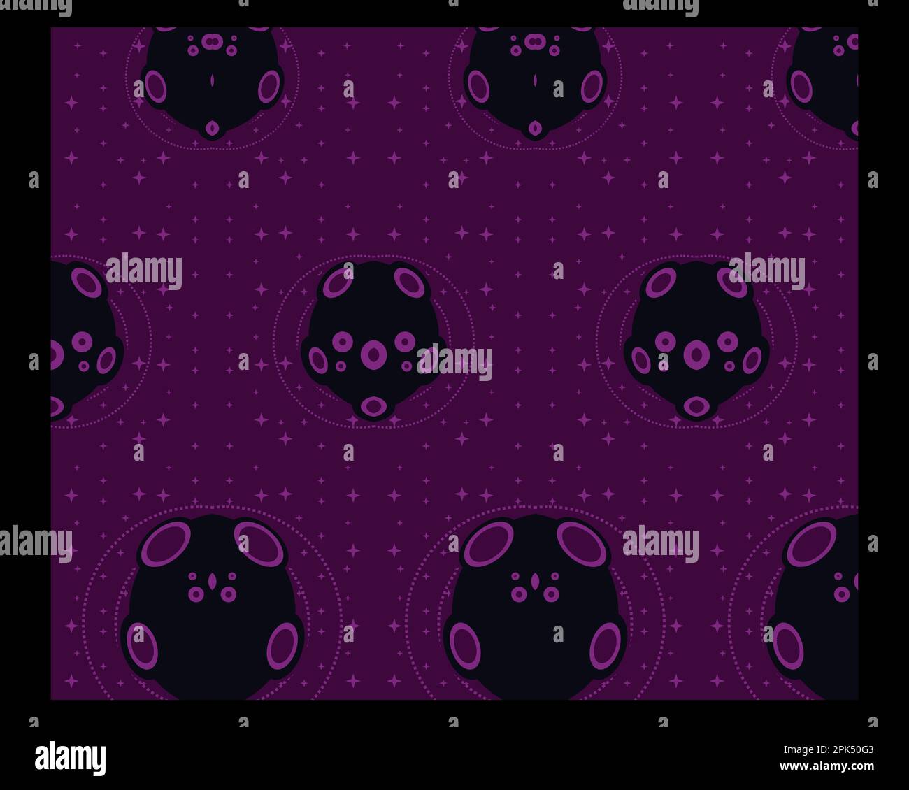 Space background with abstract shape and planets vector illustration ...