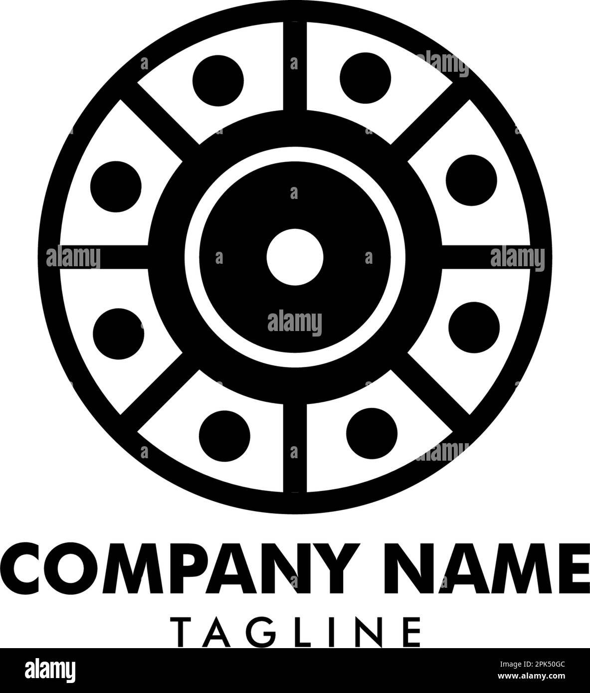 Audio Speaker Vector Logo Template Design Stock Vector Image & Art - Alamy