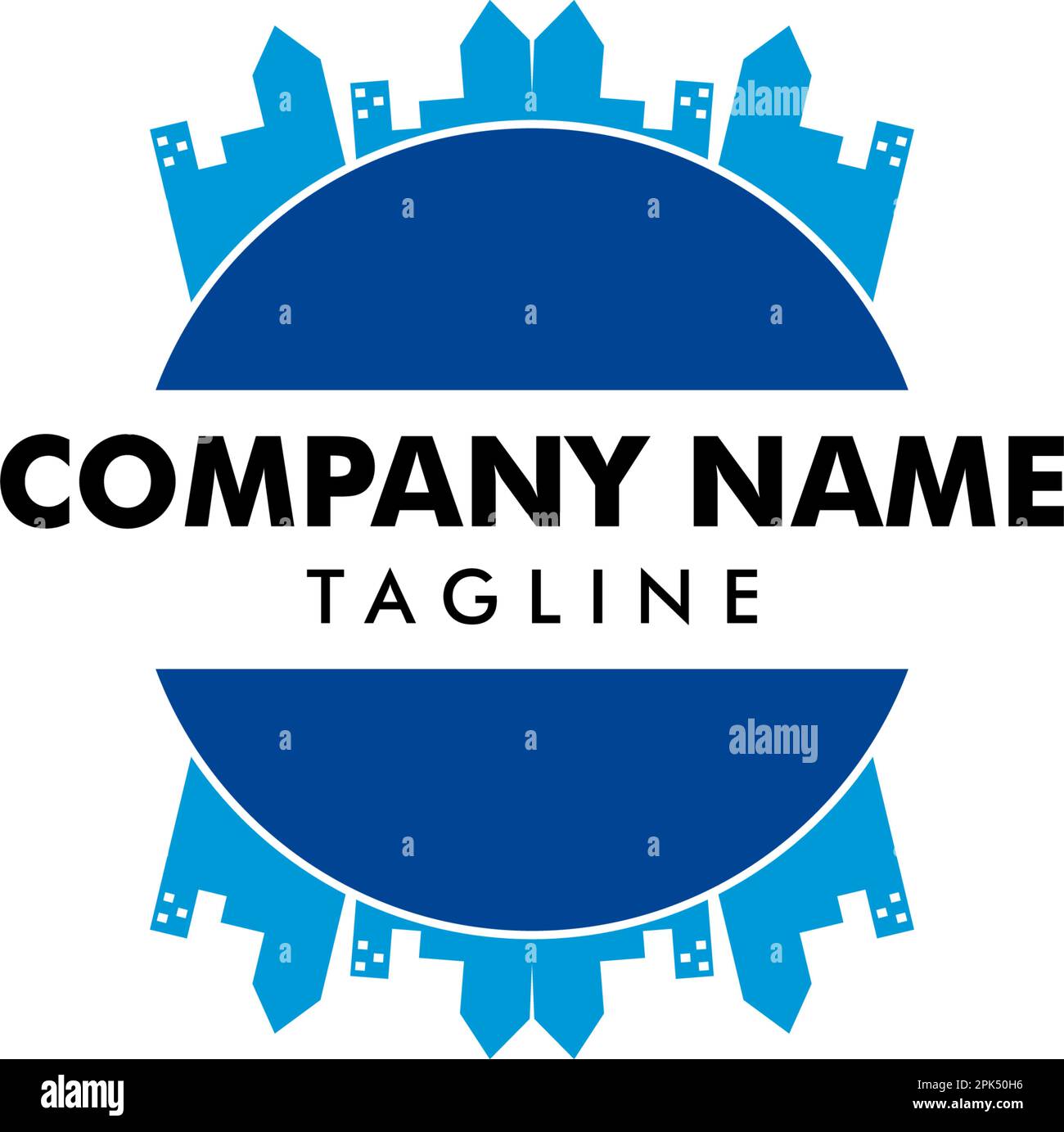 Town Logo Template Design Vector Stock Vector Image & Art - Alamy