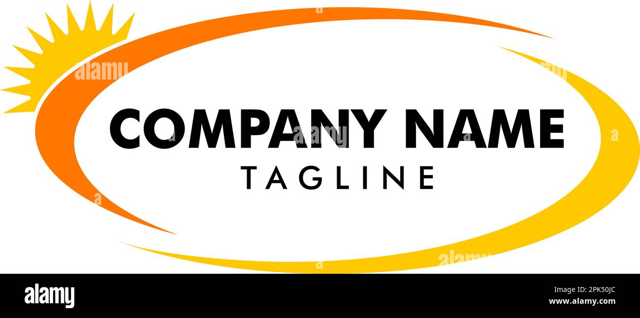 Abstract Sun Logo Design Template Stock Vector Image & Art - Alamy