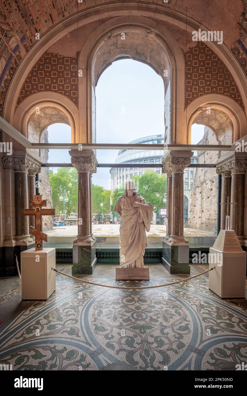 Kaiser Wilhelm Memorial Church Interior - Berlin, Germany Stock Photo ...