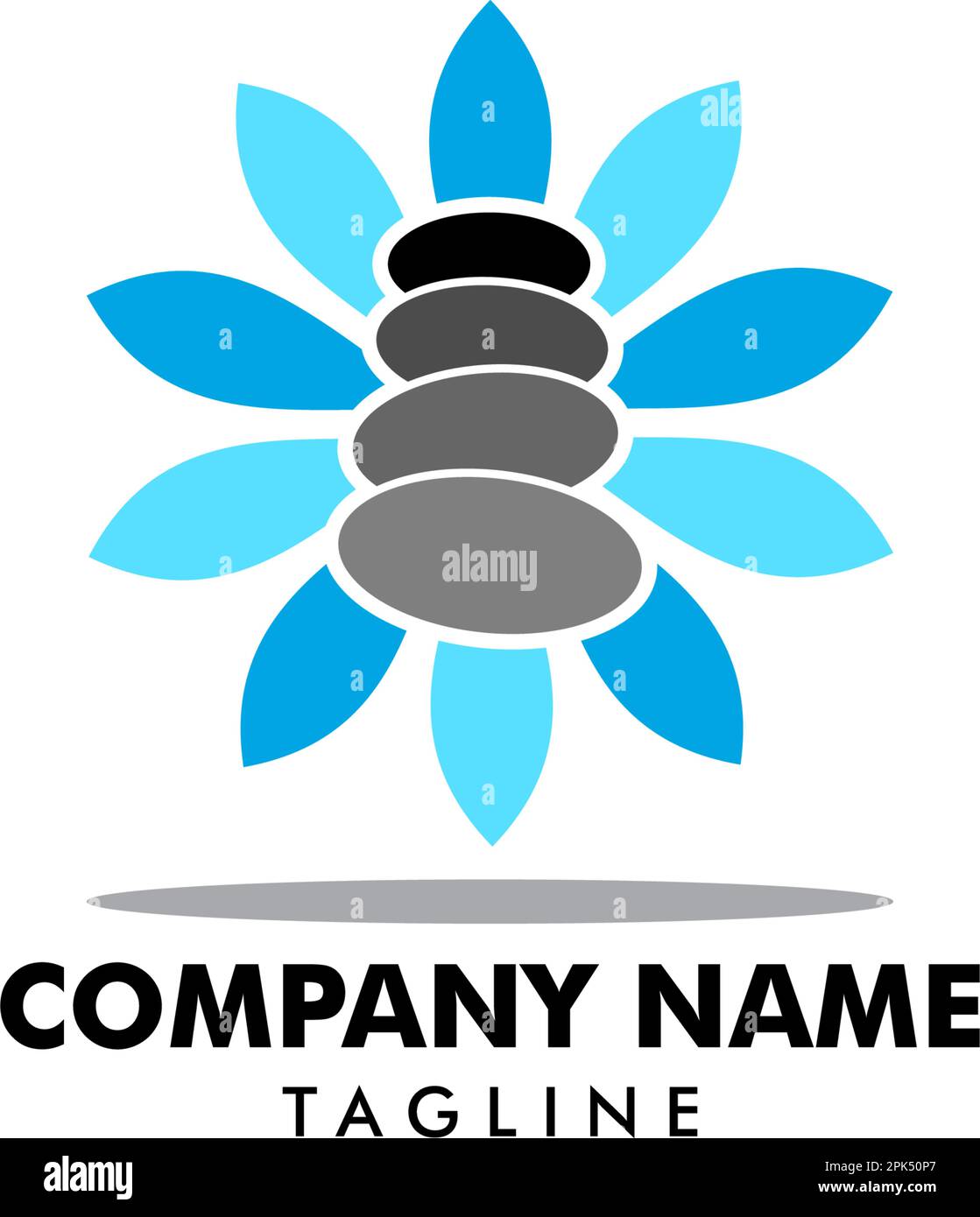 Spa Stone Logo Template Vector Illustration Stock Vector Image & Art ...