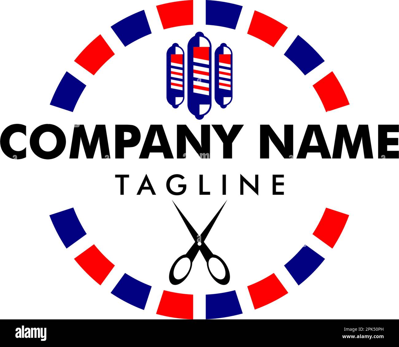 Barber shop logo design vector Stock Vector Image & Art - Alamy