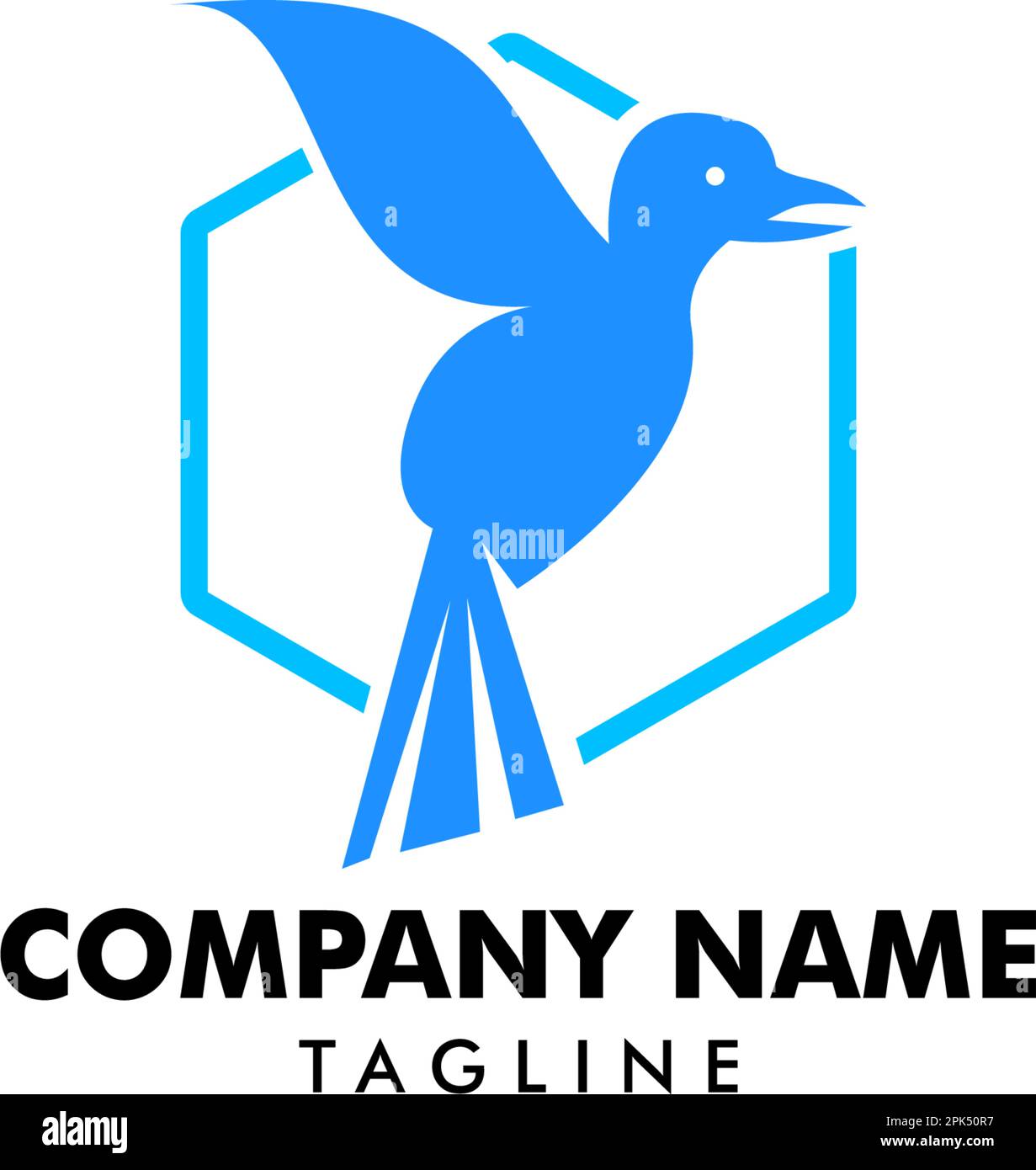 Abstract Bird Logo Design Vector Template Stock Vector Image & Art - Alamy