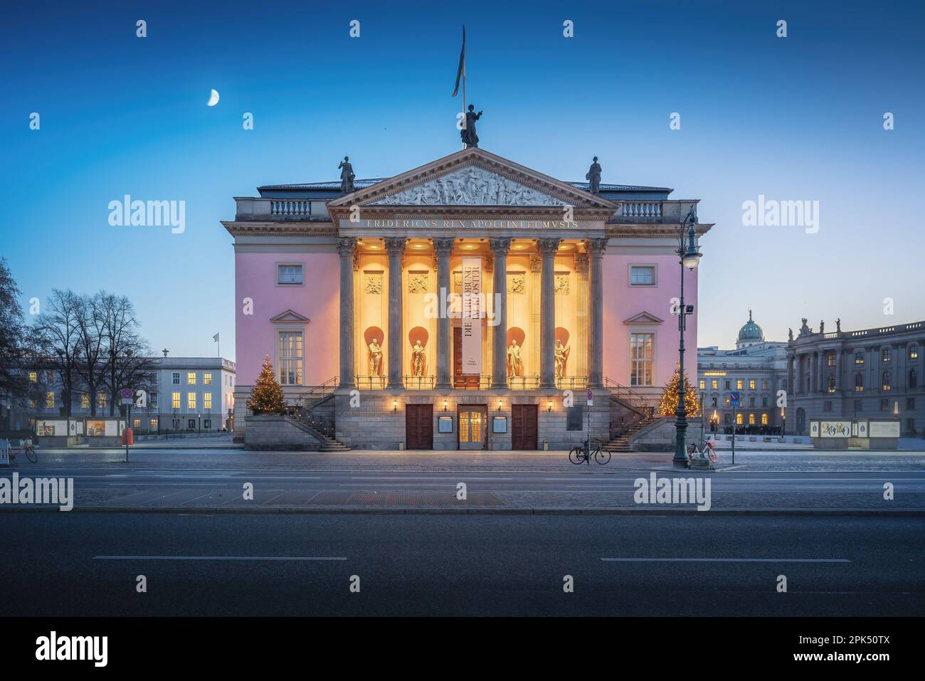Berlin State Opera at night - Berlin, Germany Stock Photo - Alamy