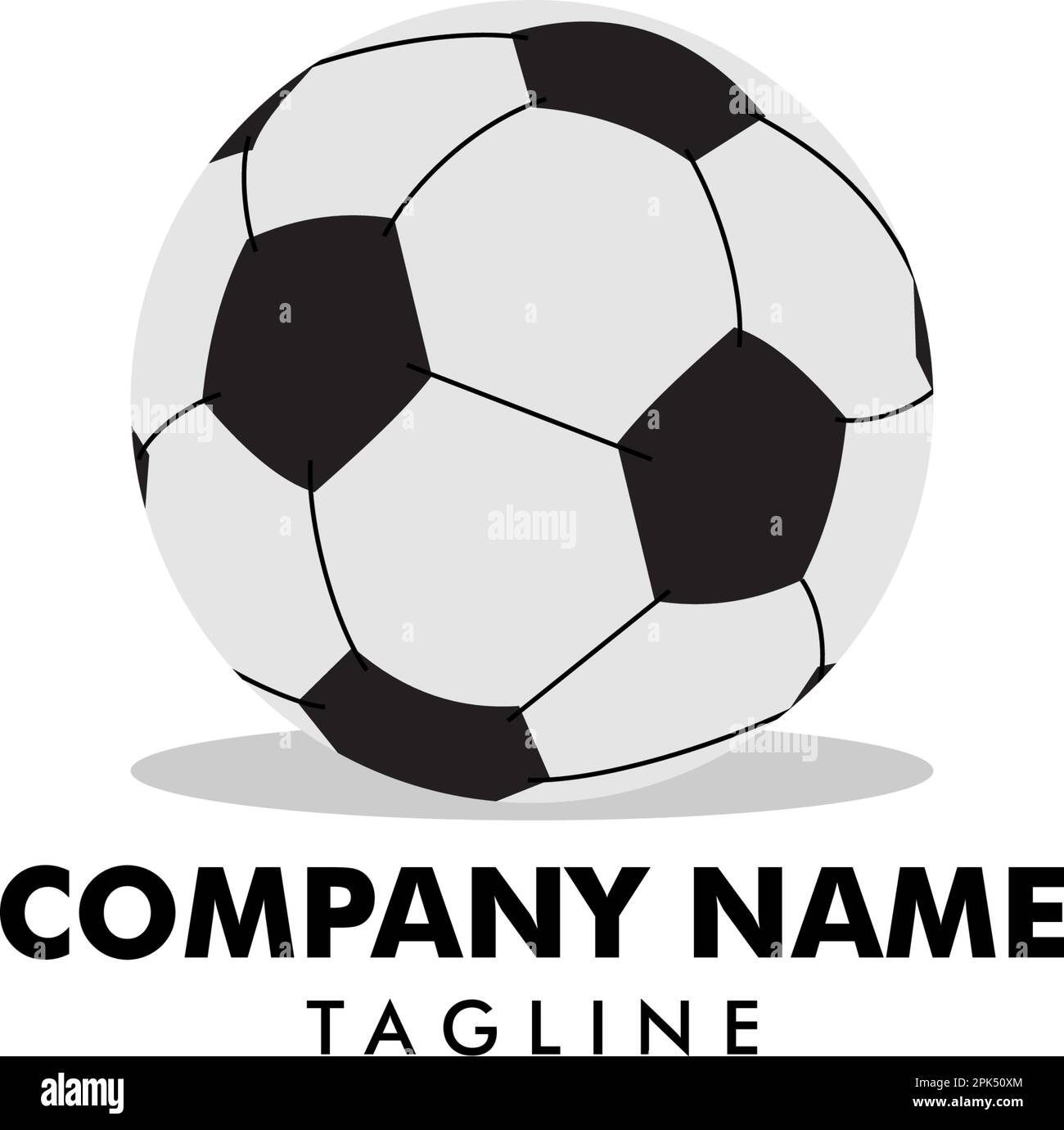 Soccer ball icon logo vector illustration Stock Vector Image & Art - Alamy