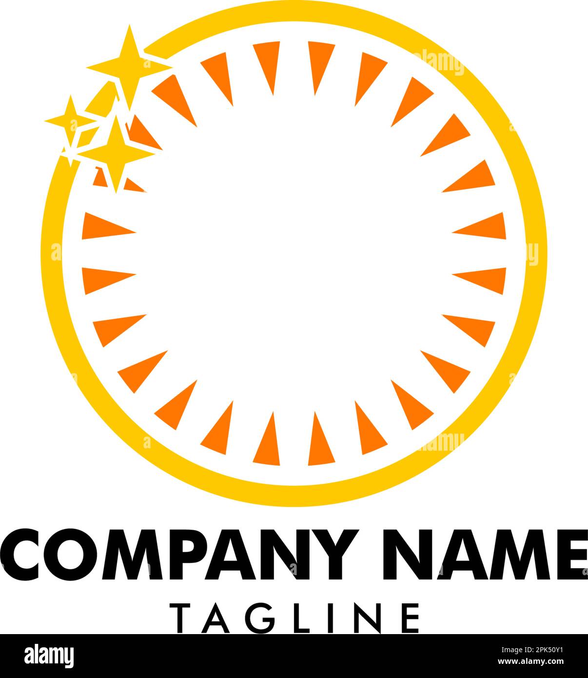 Abstract Sun Logo Design Template Stock Vector Image & Art - Alamy