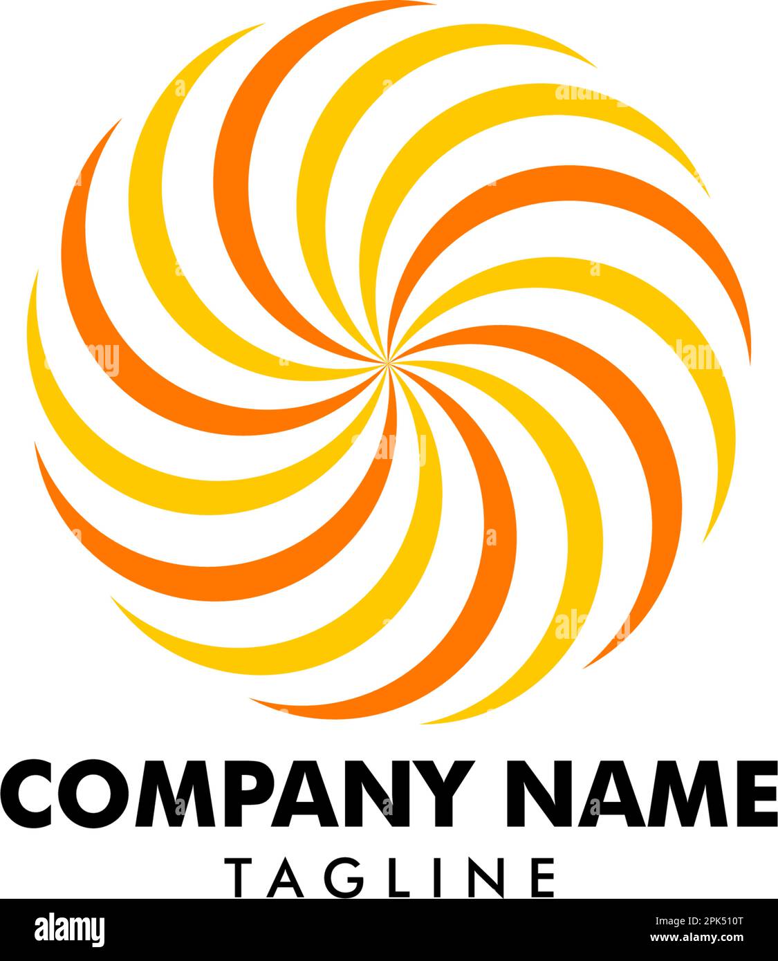 Abstract Sun Logo Design Template Stock Vector Image & Art - Alamy