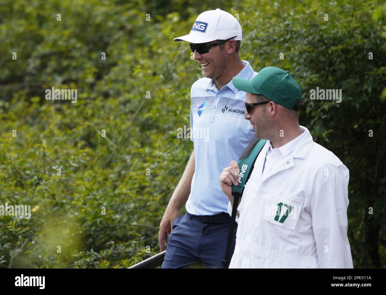 Augusta, United States. 05th Apr, 2023. Seamus Power of Ireland walks ...
