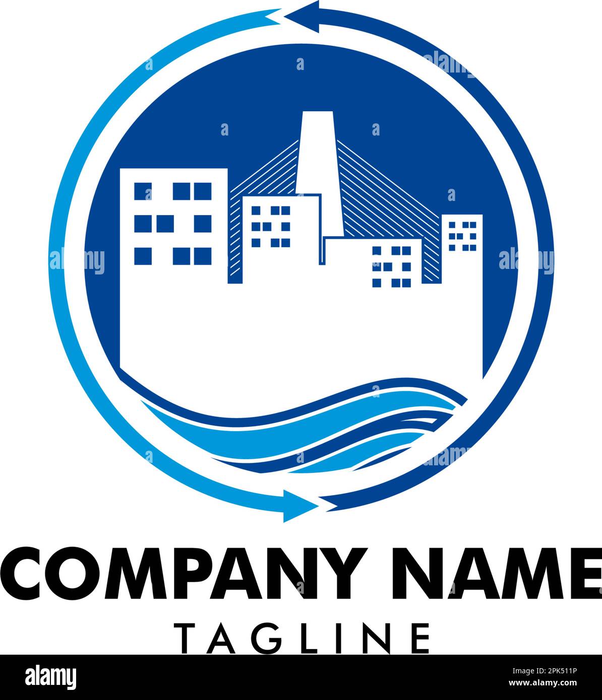 Town Logo Template Design Vector Stock Vector Image & Art - Alamy