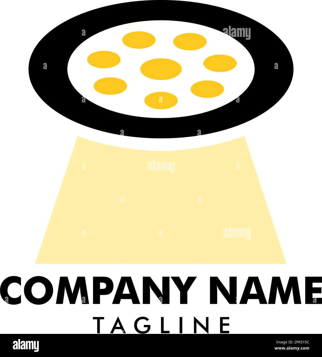 Spotlight icon vector logo illustration Stock Vector Image & Art - Alamy