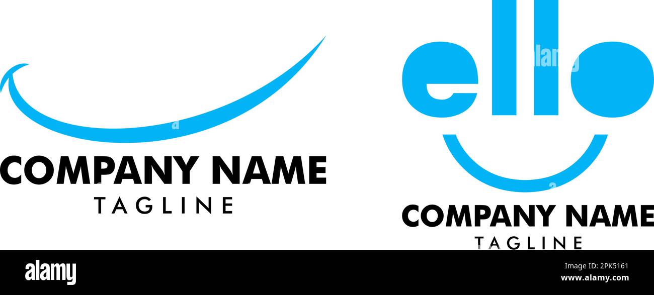 Set of Smile Icon Logo Vector Template Design Stock Vector Image & Art ...