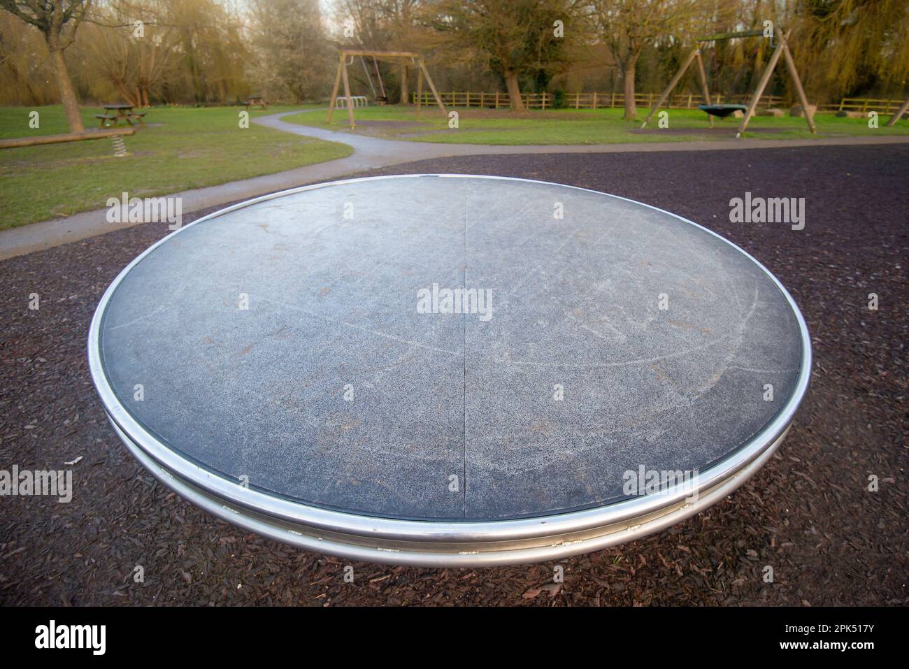 Metal roundabout hi-res stock photography and images - Alamy