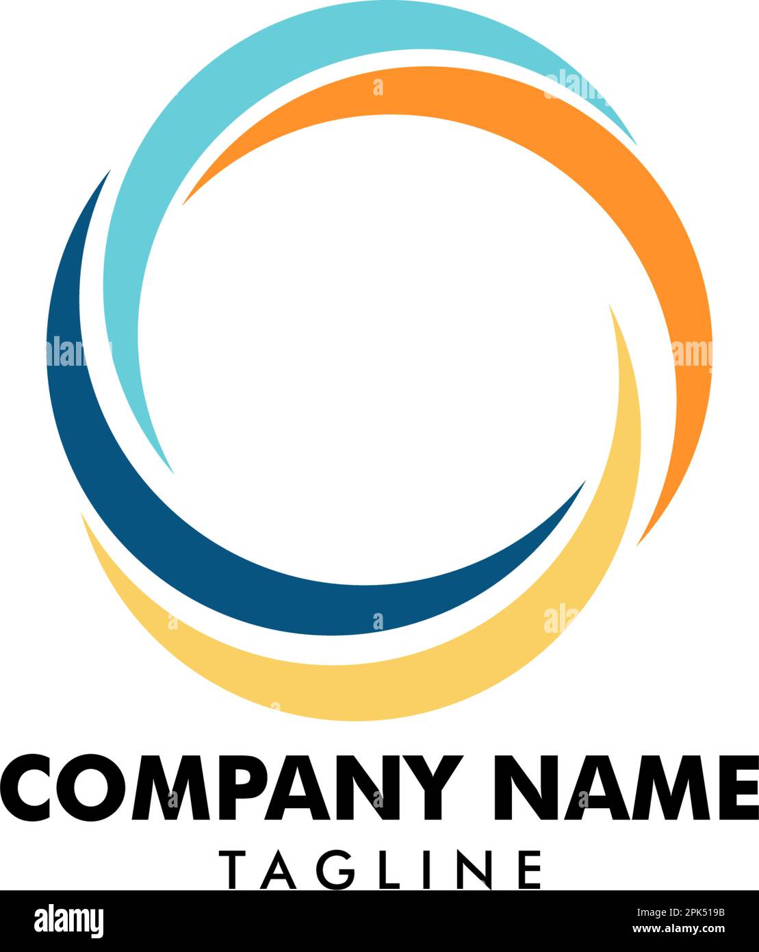 Abstract circle logo design hi-res stock photography and images - Alamy