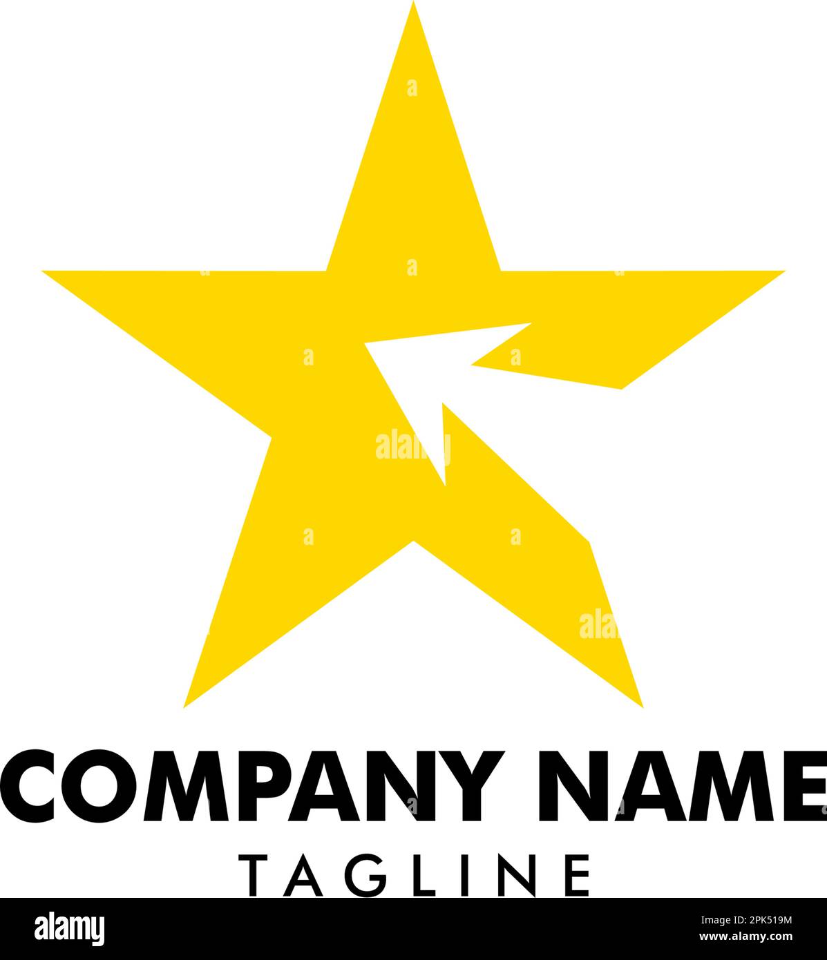 Star Arrow Logo Design Vector Template Stock Vector Image & Art - Alamy