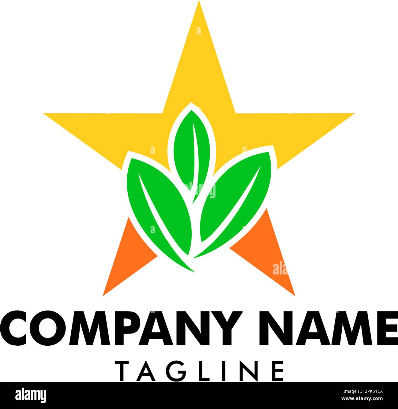 Star and leaf logo symbol or icon template Stock Vector Image & Art - Alamy