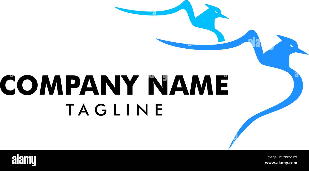 Abstract Bird Logo Design Vector Template Stock Vector Image & Art - Alamy