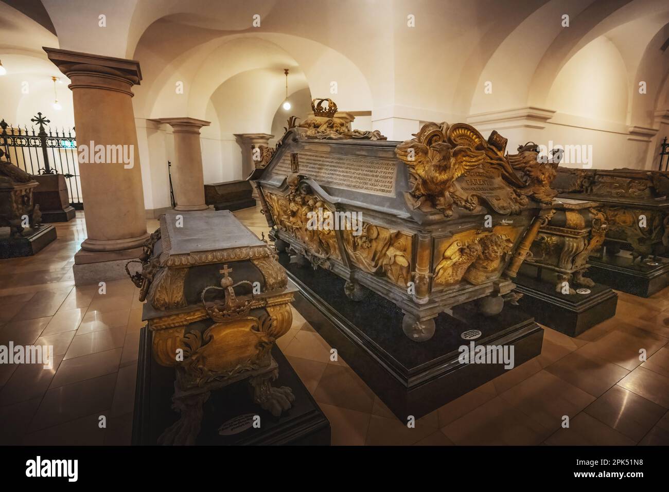 Tombs at Hohenzollern family crypt under Berlin Cathedral - Berlin ...
