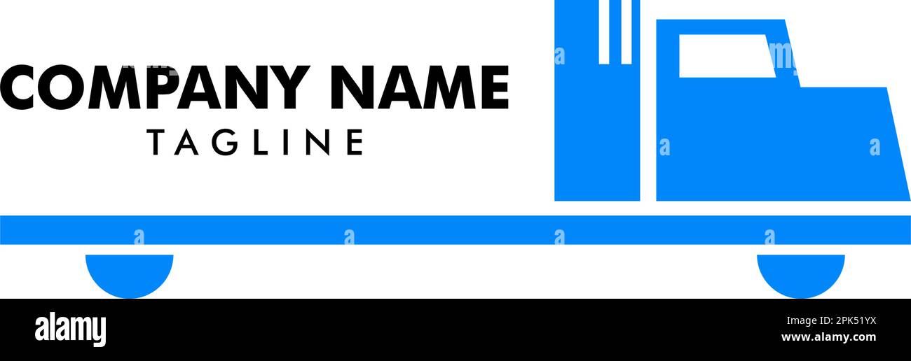 Truck Delivery Cargo Logo Design Vector Template Stock Vector Image ...