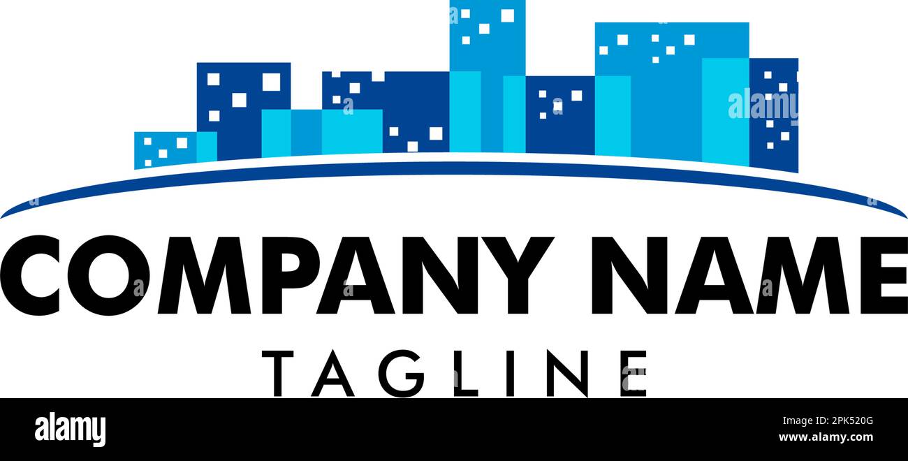 Town Logo Template Design Vector Stock Vector Image & Art - Alamy