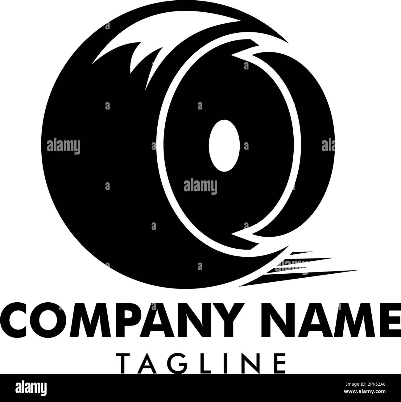 Tyre Shop Logo Design Inspiration Vector Stock Vector Image & Art - Alamy