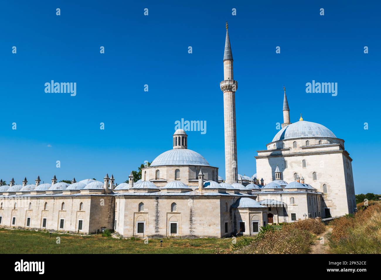 Edirne, Turkey - Sultan Bayezid Health Museum architecture. A famous ...
