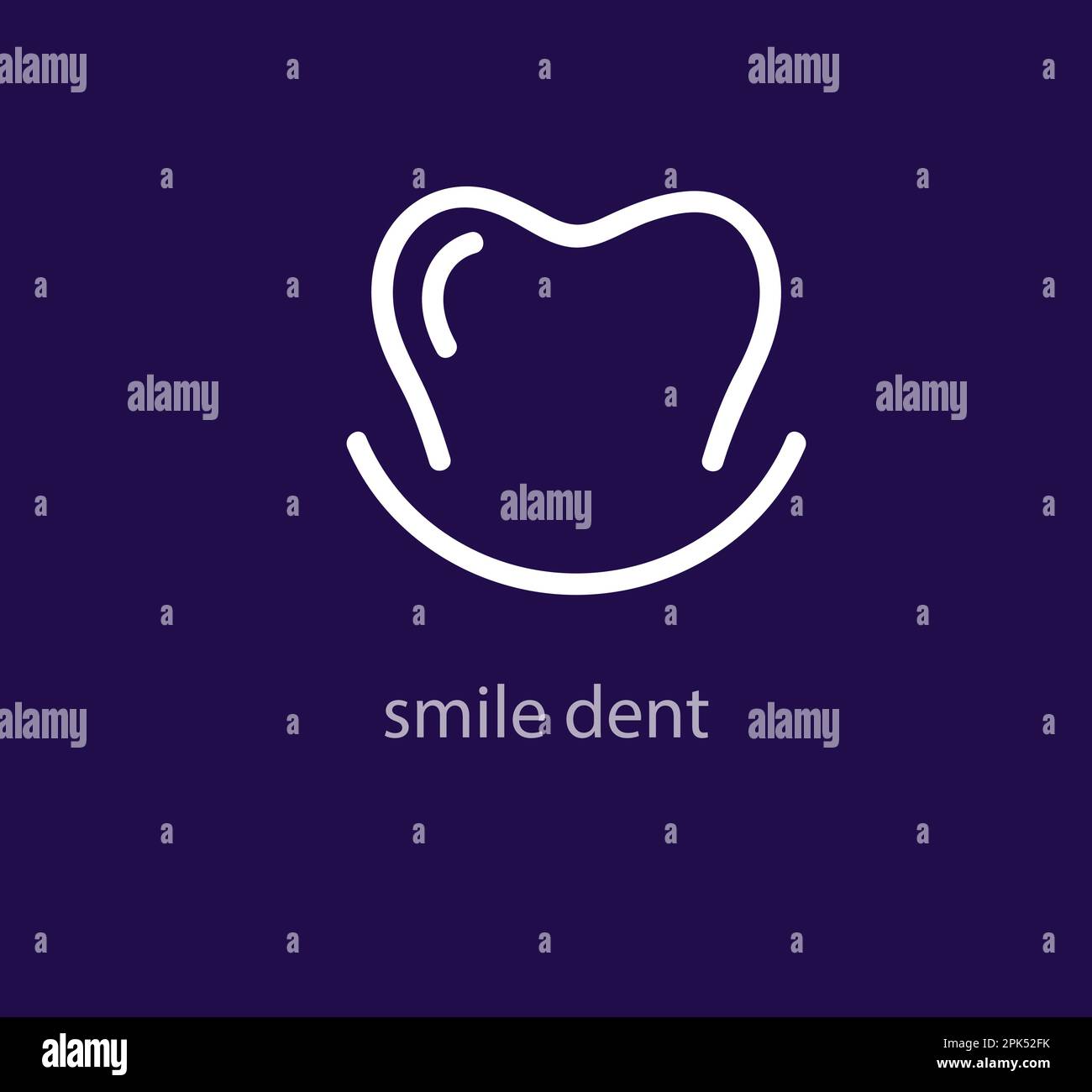 Smiling tooth logo. Unique design. Happy reliable dentistry logo ...