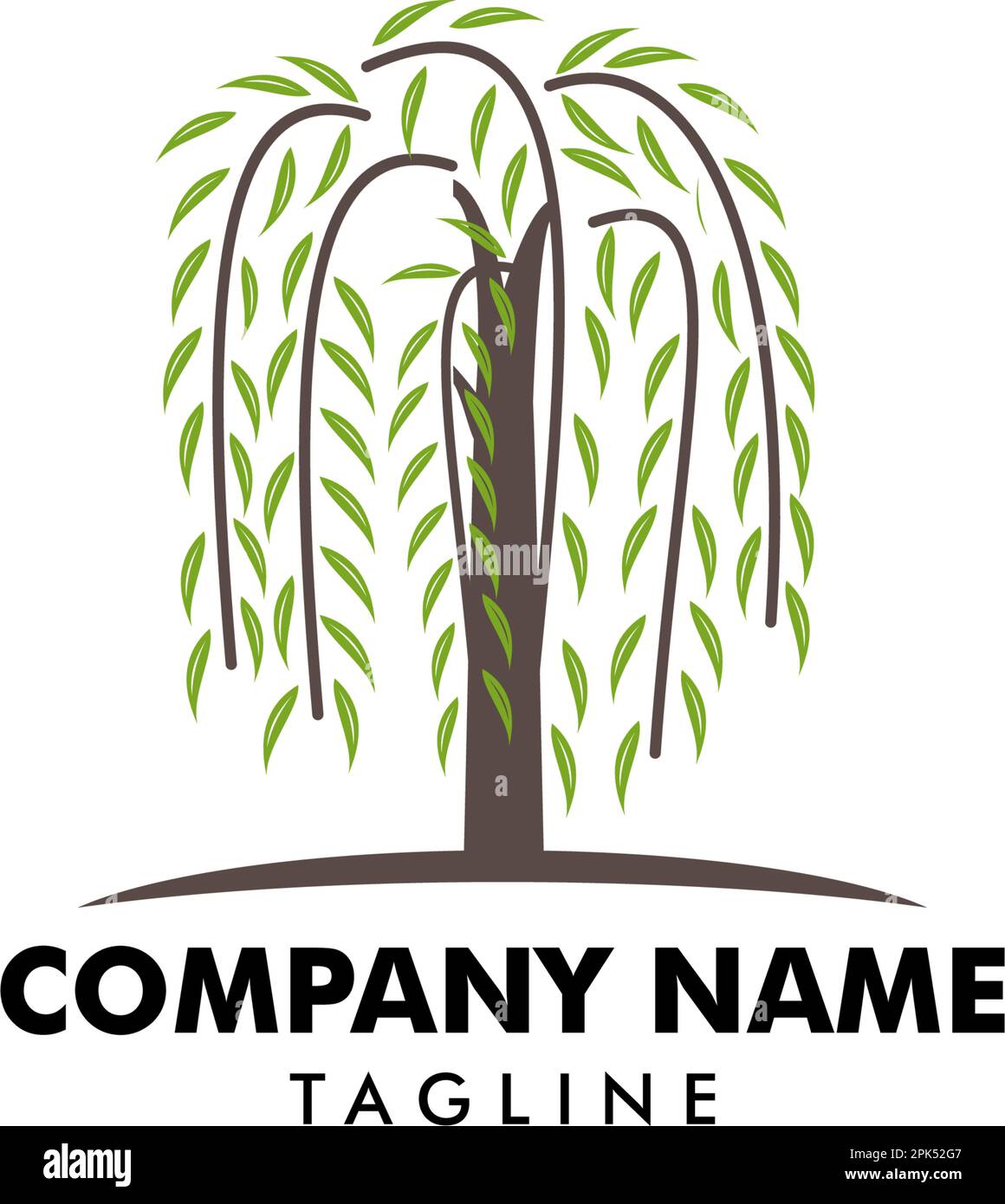 Willow Tree Symbol Logo Vector Stock Vector Image & Art - Alamy