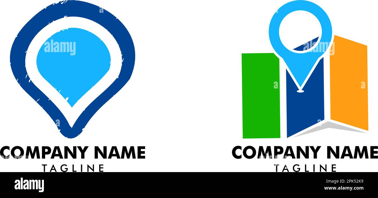 Set of Point Map Location Icon Vector Logo Template Illustration Design ...