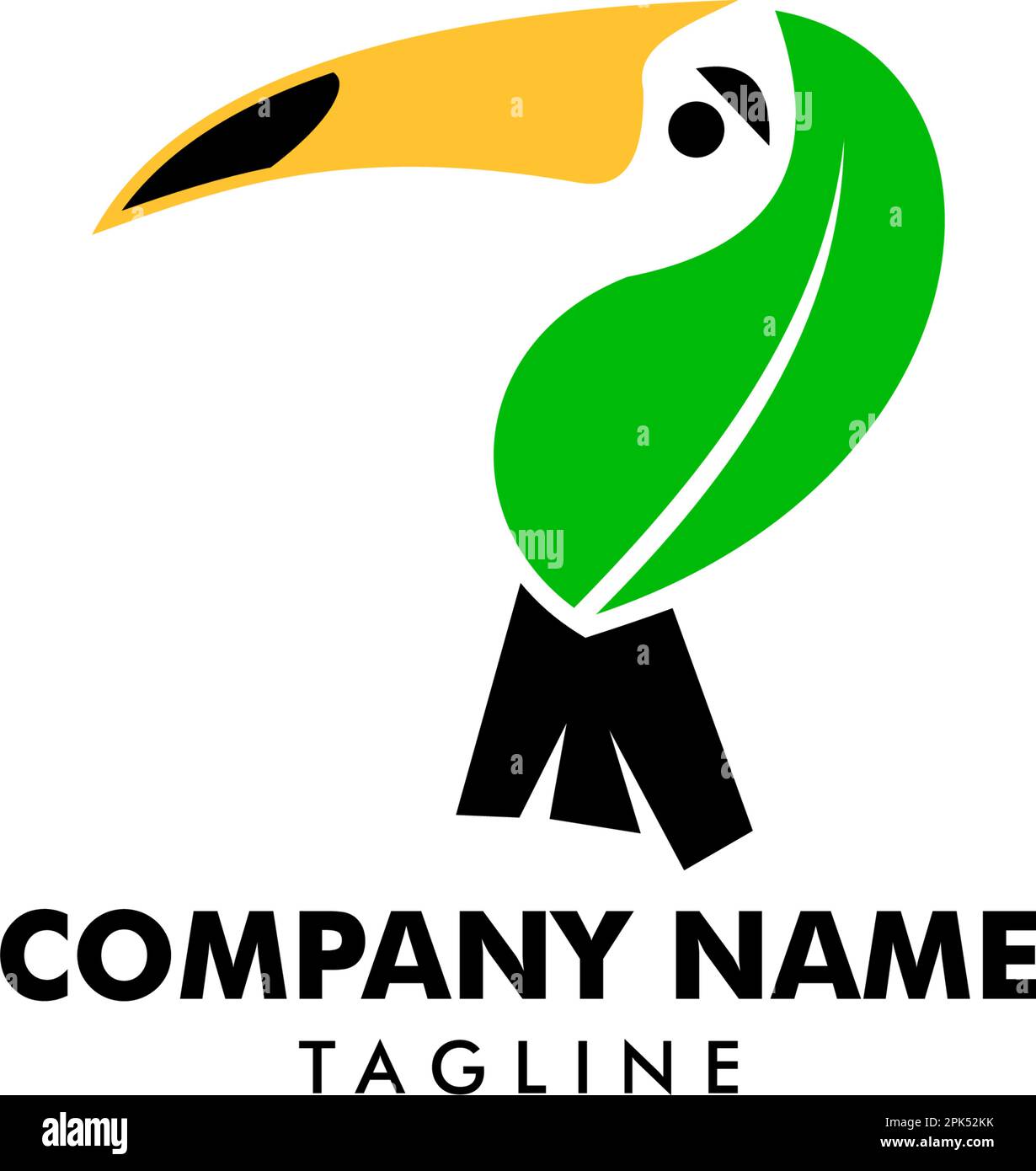 Toucan simple vector icon Cut Out Stock Images & Pictures - Alamy