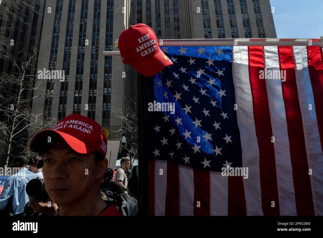 Protesters gather across from Manhattan Criminal Court as former ... Protesters gather across from Manhattan Criminal Court as former ...