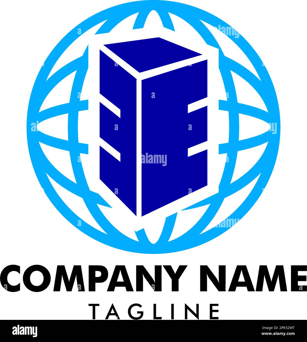 Vector host and planet logo combination, Server and world symbol or ...