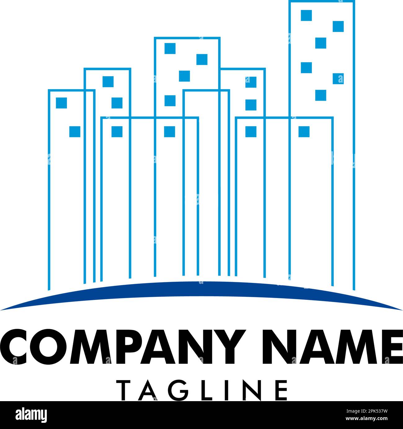 Town Logo Template Design Vector Stock Vector Image & Art - Alamy