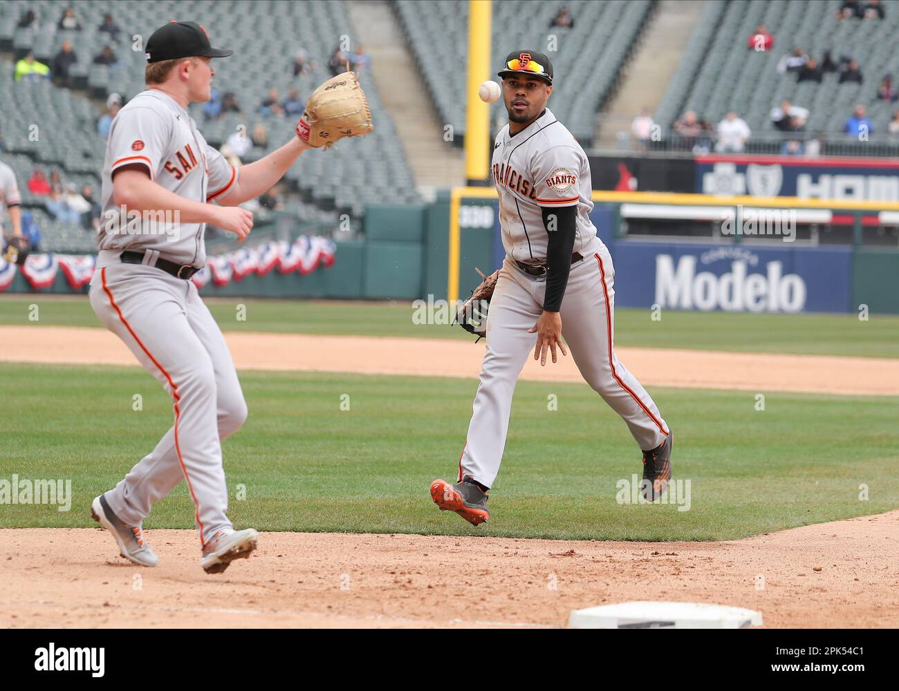 CHICAGO, IL - APRIL 05: San Francisco Giants first baseman LaMonte Wade ...