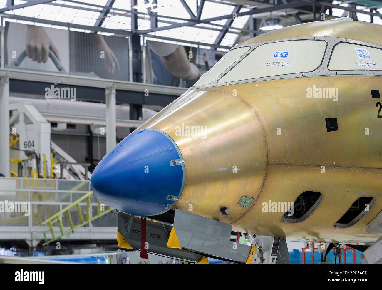 Montreal, Canada. 05th Apr, 2023. A Bombardier Challenger 3500 aircraft ...