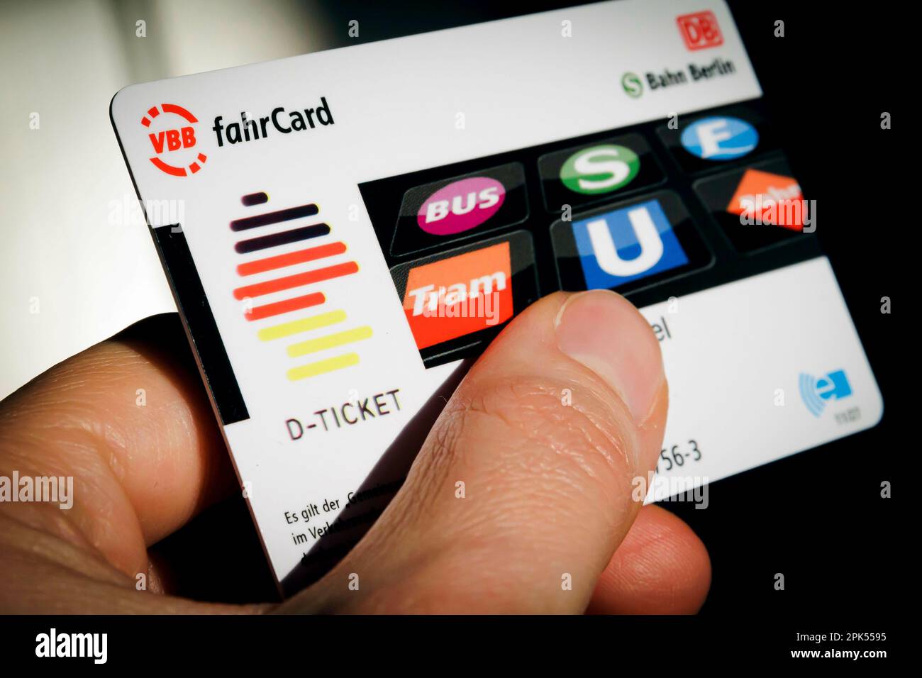 Berlin, Deutschland. 05th Apr, 2023. Symbolic photo: A Germany-Ticket ...
