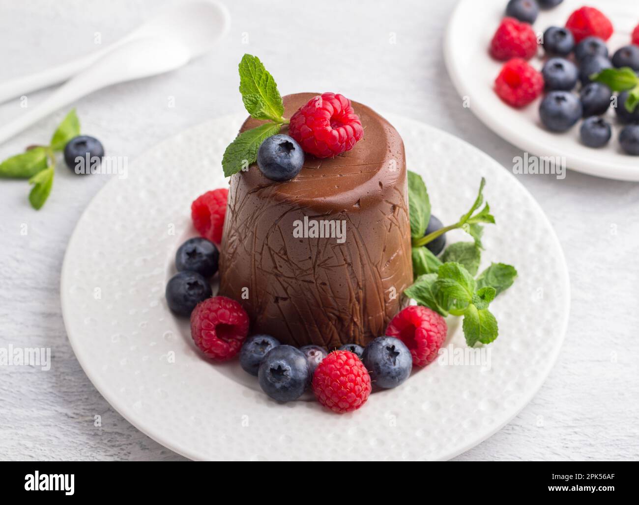 Vegan cashew and chocolate Easter paskha, delicious dessert with ...